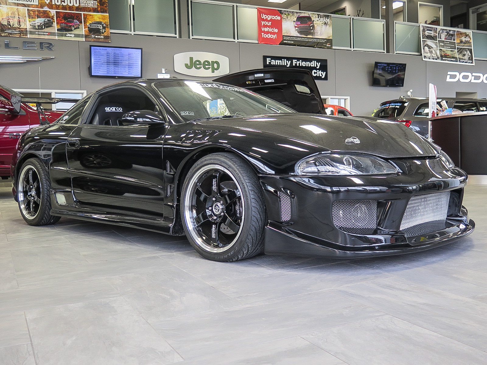 Fully Built 1998 Eagle Talon(Eclipse) Tsi AWD. BIG Turbo, Nitrous ...